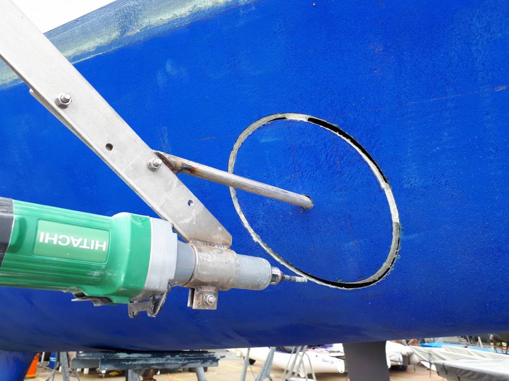 Bow thruster installation – Angus Simpson Marine Services